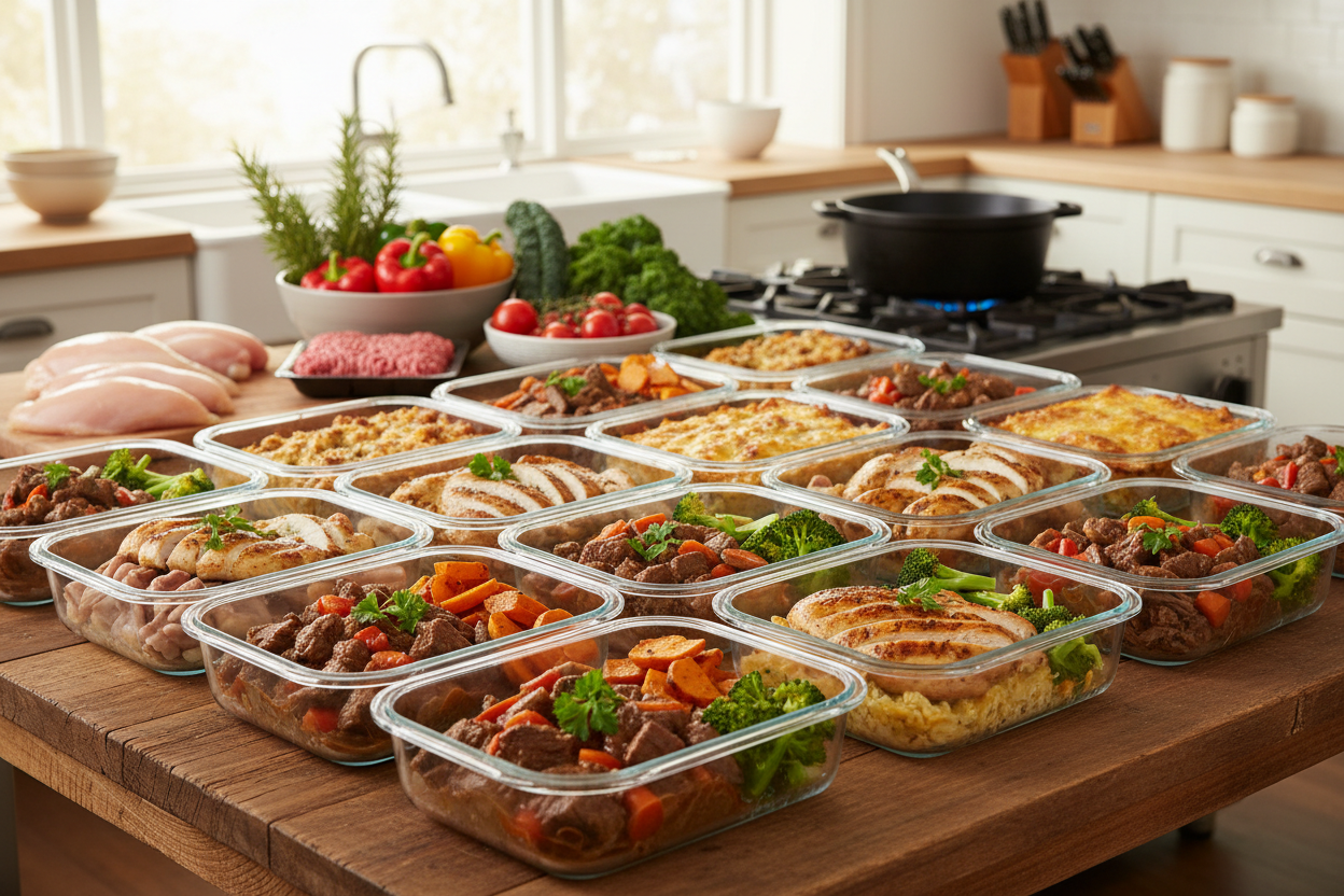 Easy Bulk Cooking Recipes for Beef and Chicken: Save Time and Feed You ...