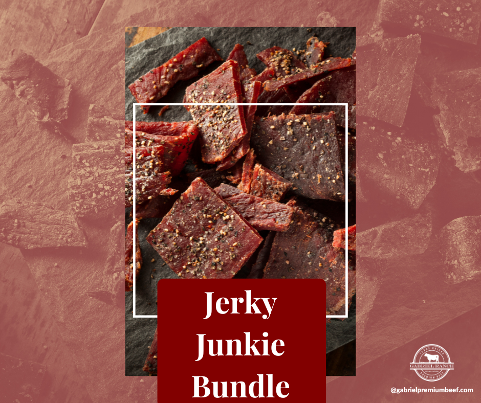 Premium Black Angus Beef Jerky Bundle - 12 Pack Variety – Gabriel Ranch